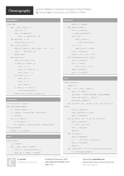 python design patterns cheat sheet by sercand download free from