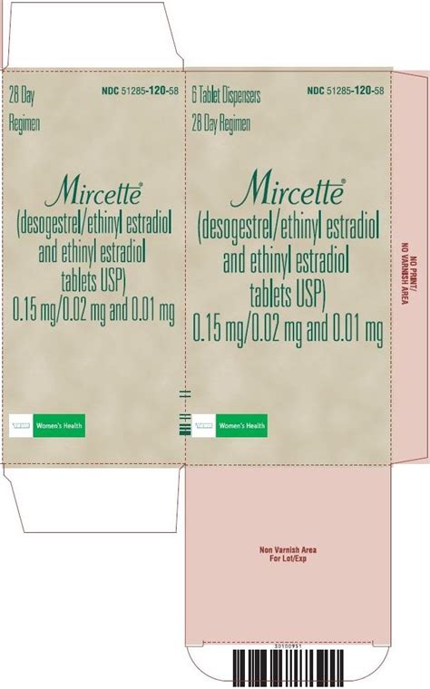 Mircette Fda Prescribing Information Side Effects And Uses