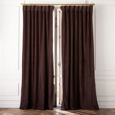 Velvet Curtains Cb2