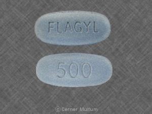 500 Flagyl Pill Blue Oval 16mm Pill Identifier