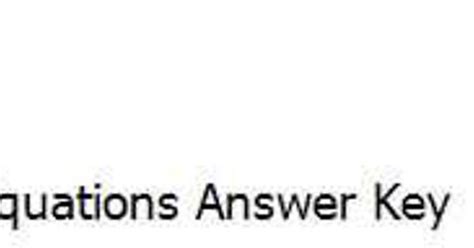 Flowchart For Balancing Equations Answer Key Imgur