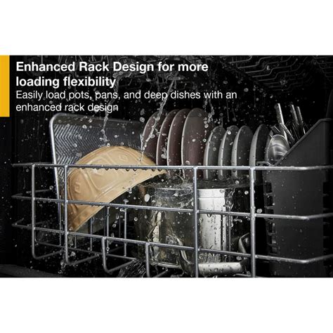 Whirlpool Wdp730hamz Quiet Dishwasher With 3rd Rack And Pocket