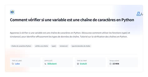 Comment Vérifier Si Une Variable Est Une Chaîne De Caractères En Python