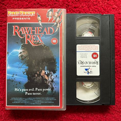 Rawhead Rex Vhs Video 1986 Va30129 Horror Stock
