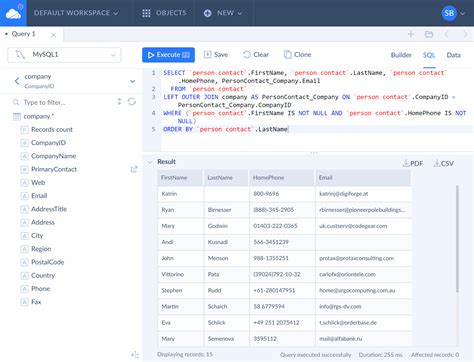 Online Mysql Query Builder And Sql Editor