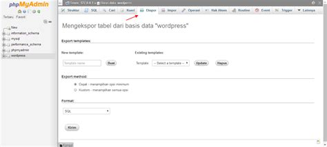 Cara Backup Dan Restore Database Mysql Dengan Phpmyadmin Erdins Web