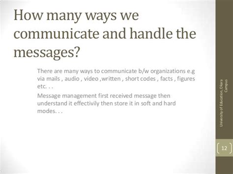 Message Handling System