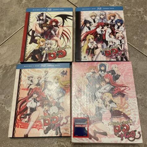 High School Dxd Season 1 2 3 4 Blu Ray Bundle Set 704400021008 Ebay