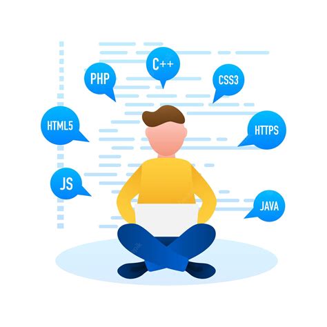 Premium Vector Digital Java Code Text Computer Software Coding