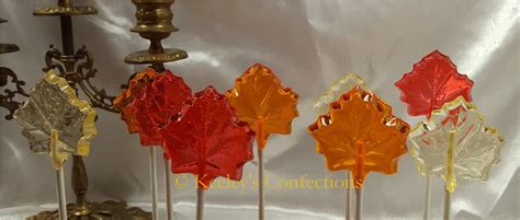 Maple Leaf Clear Toy Candy Barley Lollipops My Store