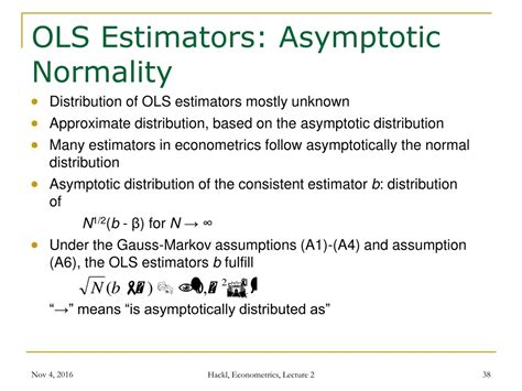 Ppt Econometrics Lecture 2 Introduction To Linear Regression Part