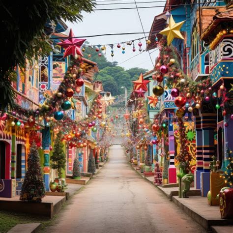 Festive Colombian Christmas Traditions And Celebrations With Vibrant
