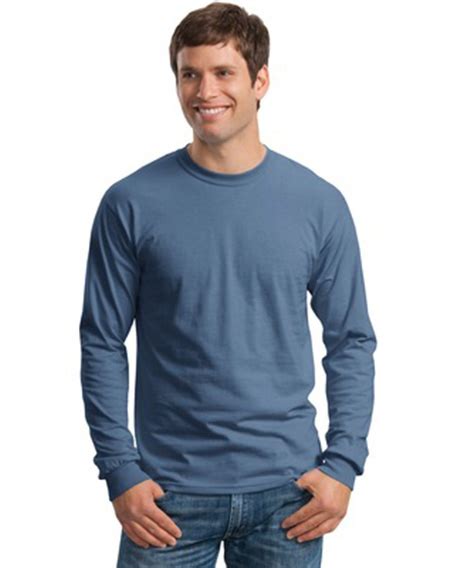 Gildan Ultra Cotton Long Sleeve T Shirt 2400 South By Sea