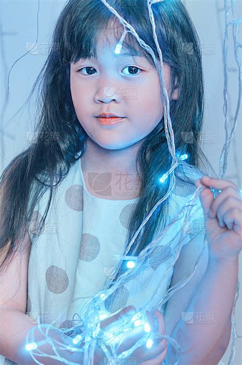 亚洲可爱小女孩的肖像