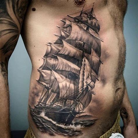 70 Ship Tattoo Ideas For Men A Sea Of Sailor Designs