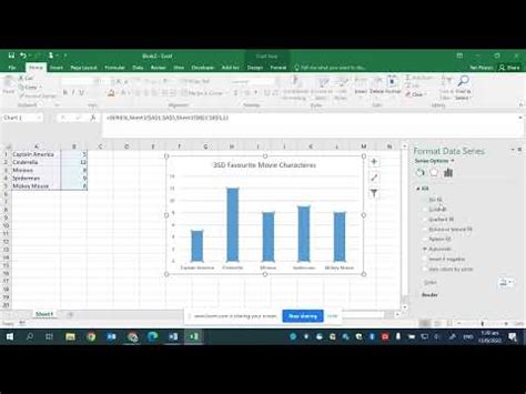 Create Bar Graph Excel YouTube