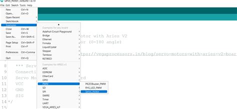 Interfacing Servo Motors With Vega Aries Boards Vega Processors Blog