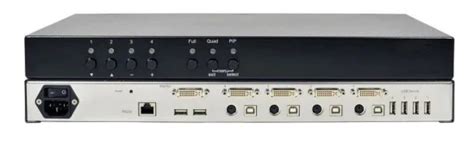 HDMI Quad Screen Multiviewer With Built In Kvm Switch Ru Rackmount HDMI Quad Screen