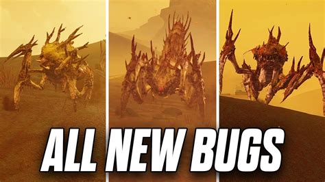 Helldivers 2 All New Bug Enemies Terminids Gloom Youtube