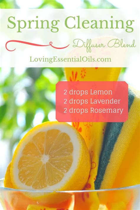 Spring Cleaning Essential Oils Diffuser Blend Recipe Diffuser