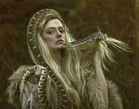Fantasy Art Women Snake Wallpapers Hd Desktop And Mobile Backgrounds