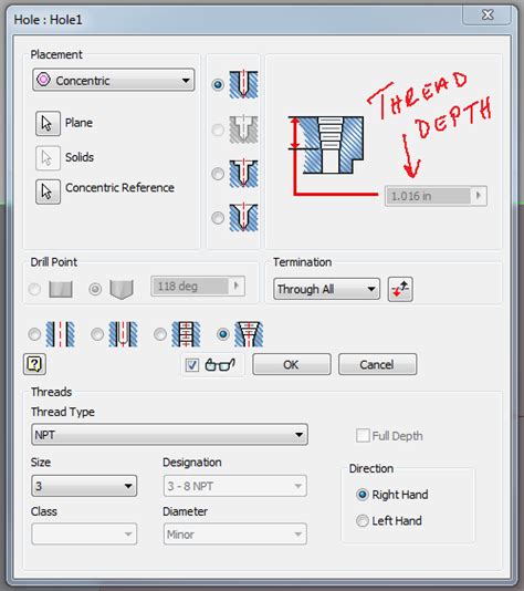 Solved Npt Thread Depth Autodesk Community