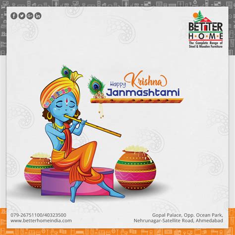 Pin By Hiral Padhiar On Greetings Happy Janmashtami Krishna