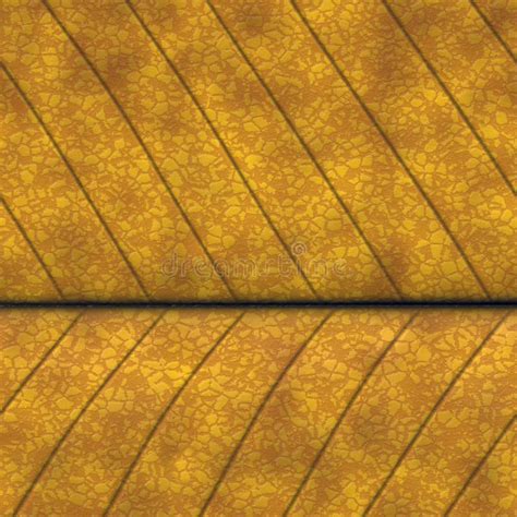 Horizontal Seamless Pattern Of Leaf Structure Stock Illustration