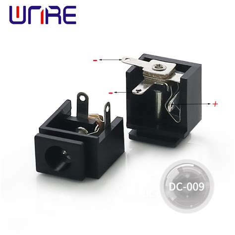 China Dc 009 Female Dc Power Socket Black Manufacturer And Supplier
