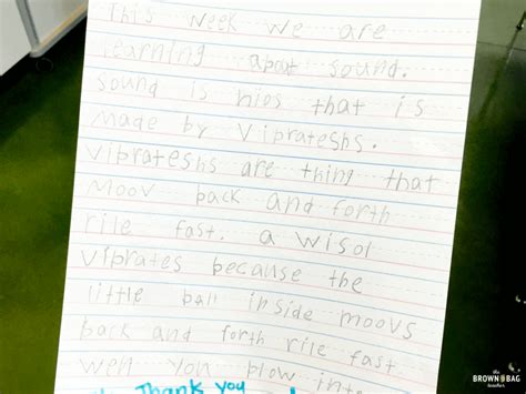 Sound 1st Grade Science The Brown Bag Teacher