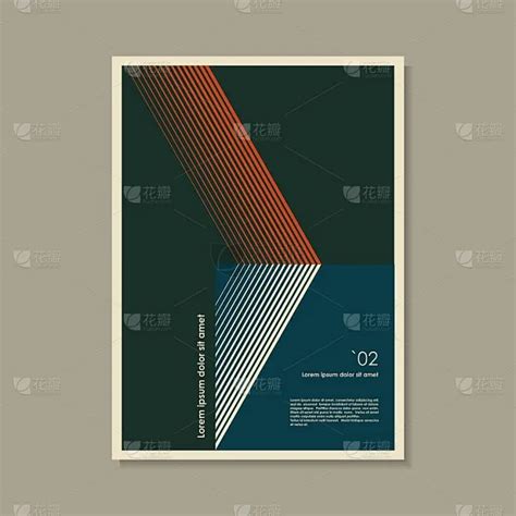 艺术作品启发了后现代主义的向量抽象动态符号与大胆的几何形状，有用的web背景，海报艺术设计，杂志头版图片 几何图片素材 花瓣网