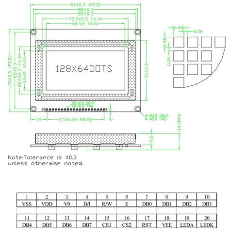 12864 Jhd Original Graphic Character Lcd Display Module Blue Color Graphic Lcd Module Graphic