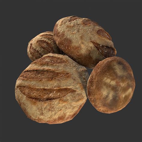 Medieval Toasted Bread 3d Model By Get Dead Entertainment