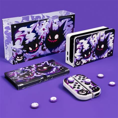 Nintendo Switch Oled Case Gengar Theme Protective Case For Nintendo Switch Oled V1 V2 Lite
