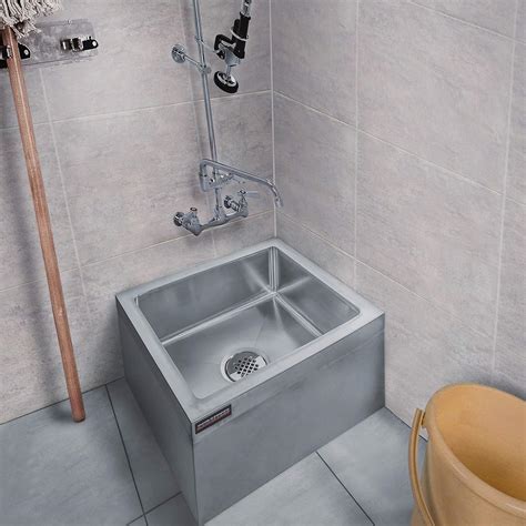 Durasteel Stainless Steel Floor Mount Mop Sink Basin Nsf Certified