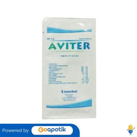 Jual Aviter 6 Gram Sachet Shopee Indonesia