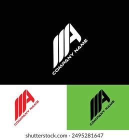 Ma Letter Logo Design Creative Modern Stock Vector Royalty Free