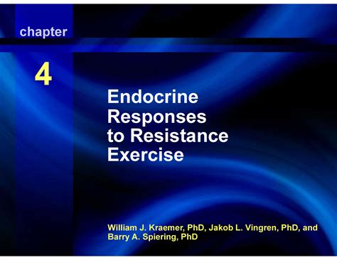 Kines 311 Chapter 4 Powerpoint Lecture From Class Endocrine Responses To Resistance Exercise