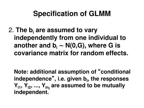 Ppt Bio226 Lab Session 8 Generalized Linear Mixed Effects Models