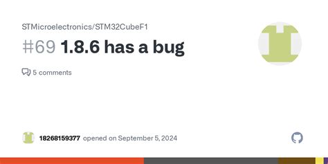 186 Has A Bug · Issue 69 · Stmicroelectronicsstm32cubef1 · Github