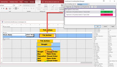Conditional Format Column Access World Forums