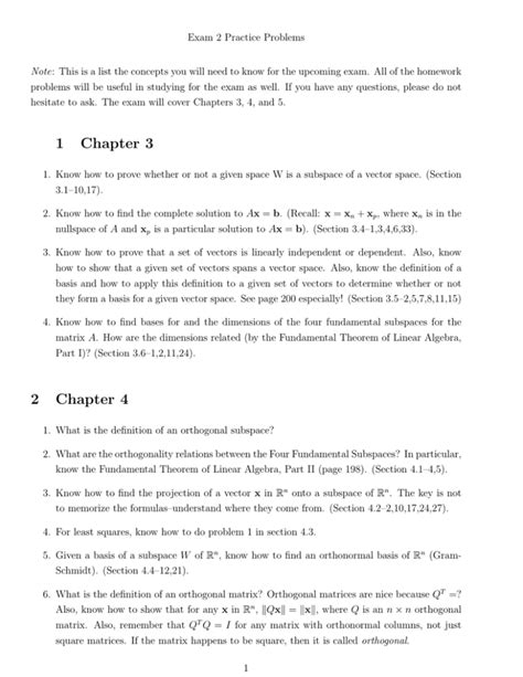 Exam 2 Practice Problems