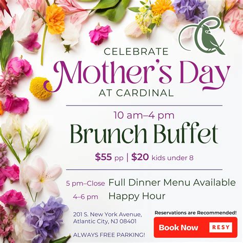 Mothers Day Brunch Buffet — Cardinal Atlantic City
