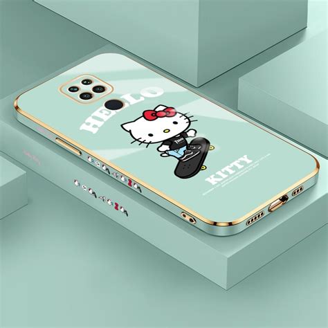 Jiumoo เคสสำหรับ Xiaomi Mi Redmi Note 9เคสโทรศัพท์ซิลิโคนนิ่มลายขอบ