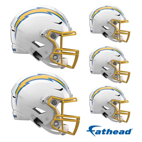 Los Angeles Chargers 5 Helmet Minis Mixed Sizes Official Nfl R