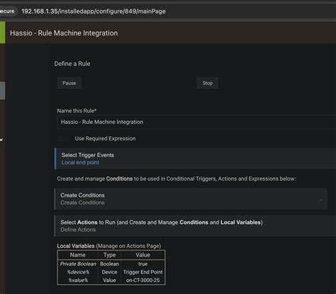 Error When Calling Rule Machine App Via 📐 Rule Machine® Hubitat