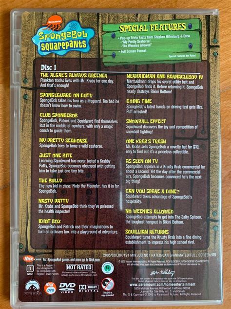 Spongebob Squarepants Complete Season 3 Dvd 興趣及遊戲 收藏品及紀念品 明星周邊