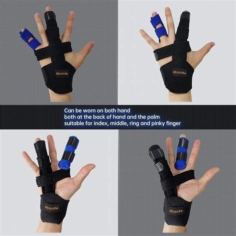 Buy Abaadlw Trigger Finger Splint 2 Pcs Finger Splints For Broken Fingers Adjustable Fit Index