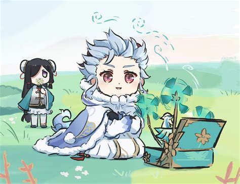 Ganyu Shenhe Ganyu And Shenhe Genshin Impact Drawn By Xinzoruo Danbooru