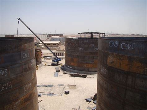 روش سوم ساخت مخازن ذخیره مایعات نفتی